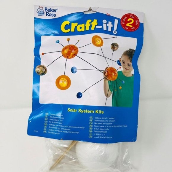 Baker Ross | Toys | Baker Ross Ev832 Solar System Pack Of 2 Make Your ...